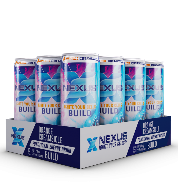 Nexus® Energy Drinks 12 Pack – Orange Creamsicle – Nexus Energy Drinks